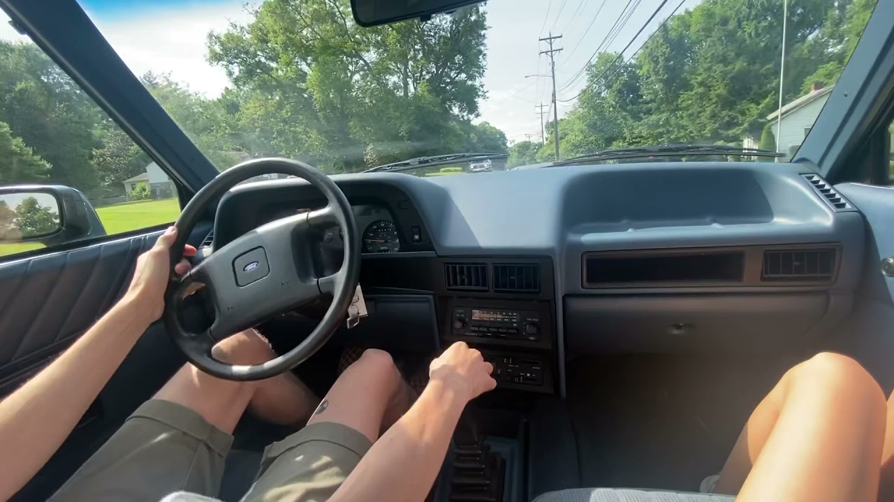 1986 Ford Escort Driving