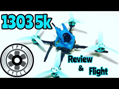 FPVCYCLE 1303 5k motor 😯 Review & Freestyle!✈️ Toothpick (TP3) JazzMaverick RPM filters & 48khz 👌🏽💯