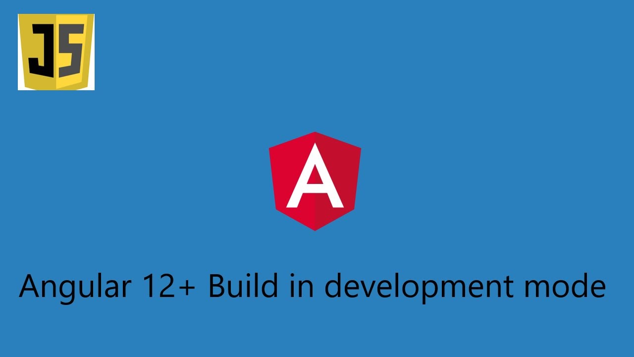 Build angular 12+ app in development mode #Shorts