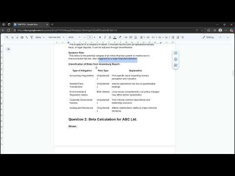 MBA Sem-4| Financial risk management| PYQ Solution to write the answers in exam like topper