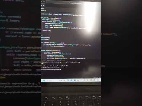 CPP code mini programming language compiler