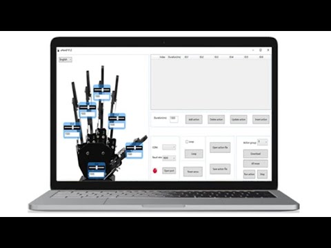 uHand2.0 Robotic Arm--Program Download