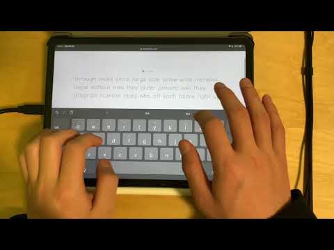 [MonkeyType] iPad 60s 133wpm using 9 fingers