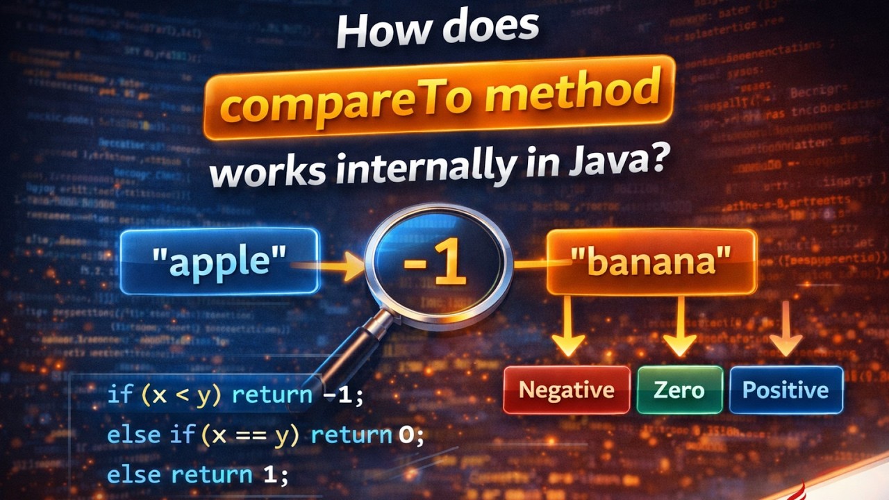 How does compareTo method works internally in Java?