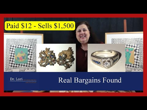 Real Bargains Found in Goodwill Jewelry Jar | Costume Jewelry, Pearls, Silver, Turquoise - Dr. Lori