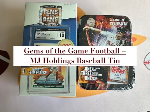 Gems of the Game Football Repack + Baseball Tin Repack From MJ Holdings - True Gambles At This Price