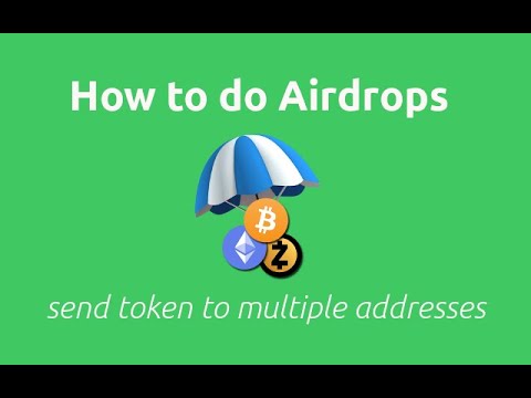How to do airdrops(multisend) in Python