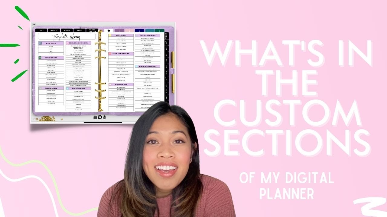 How to Customize Planner Sections in a Digital Planner using GoodNotes