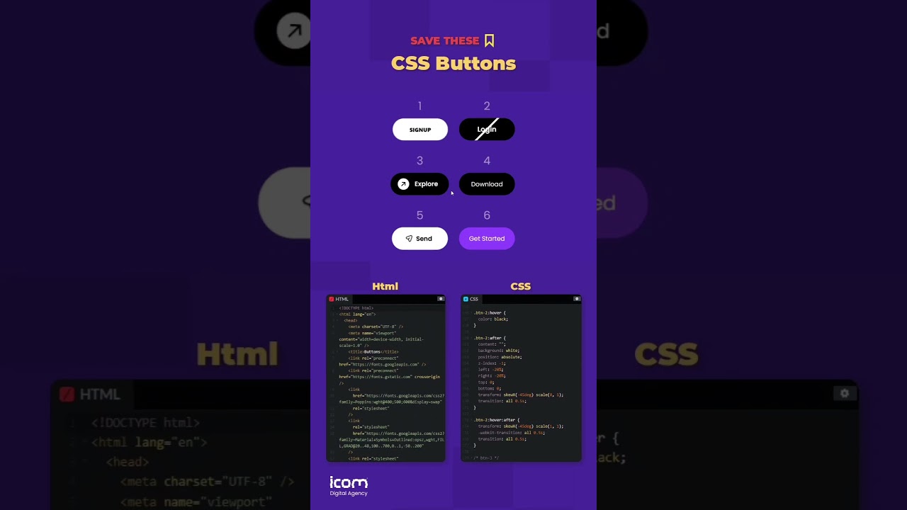 Css buttons animation #html#css#button#animation#tutorial#code