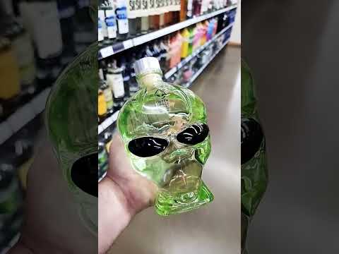 Cool bottles at the Liquor Store #shorts #liquor #whiskey #vodka #beer #alien #skull