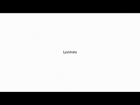 Lysistrata PRONUNCIATION