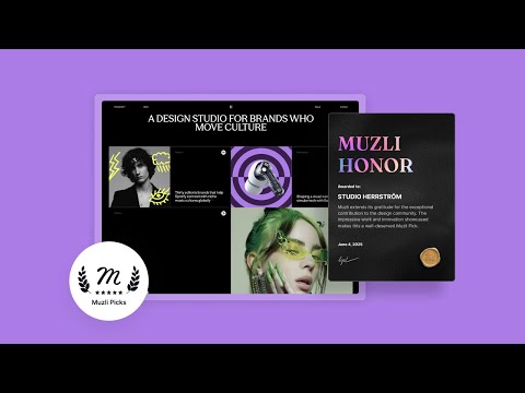 Muzli Picked on June 4, 2025 - Studio Herrström — Creative Studio