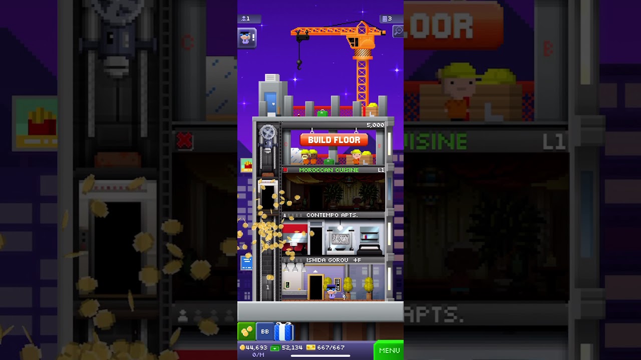 Tiny Tower TVB trick