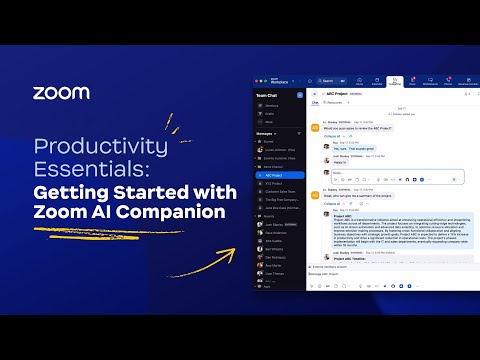 Productivity Essentials: Getting Started with Zoom AI Companion