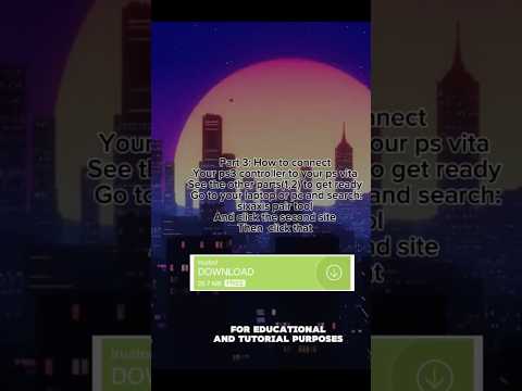 Last part:How to connect your ps3 controller on ps vita.Thanks a lot.Let’s make it viral the 3 parts