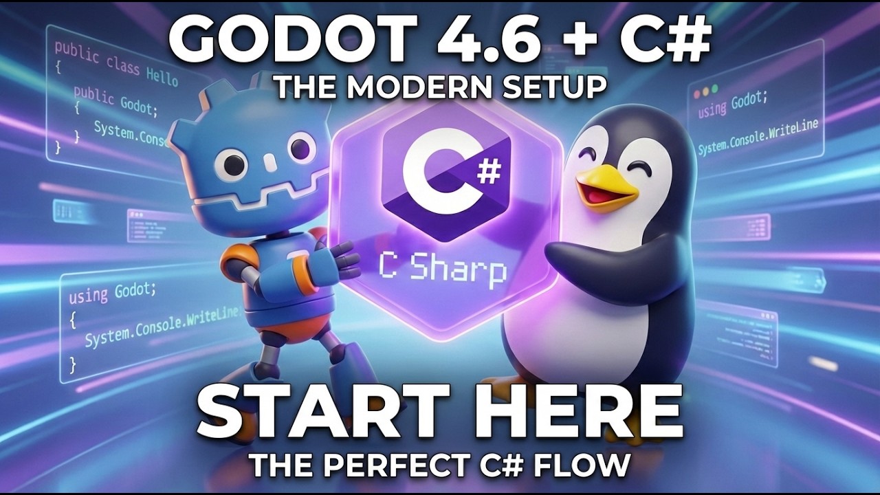 How to Setup Godot 4.6 C# on Linux & Windows (The Perfect Workflow)