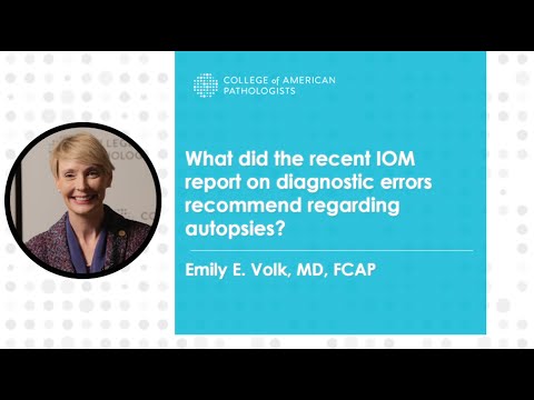 What the IOM Report on Diagnostic Medicine Means for Pathologists