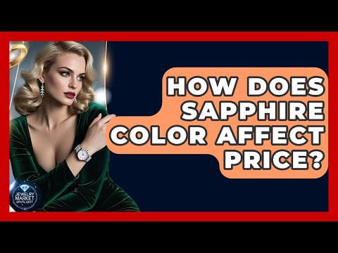 How Does Sapphire Color Affect Price? - Jewelry Market Spotlight