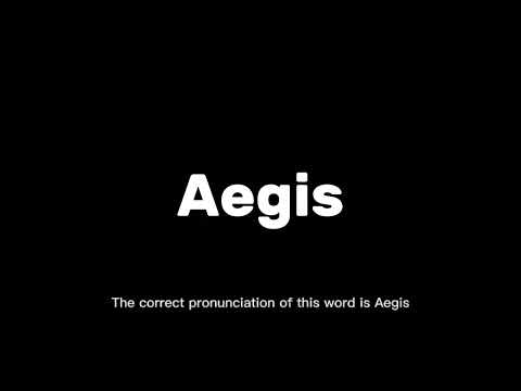 How to Pronounce Aegis Correctly | English Pronunciation Guide
