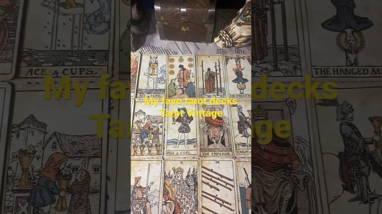 My fave tarot decks: Tarot Vintage #tarot #tarotreading #astrology #spirituality