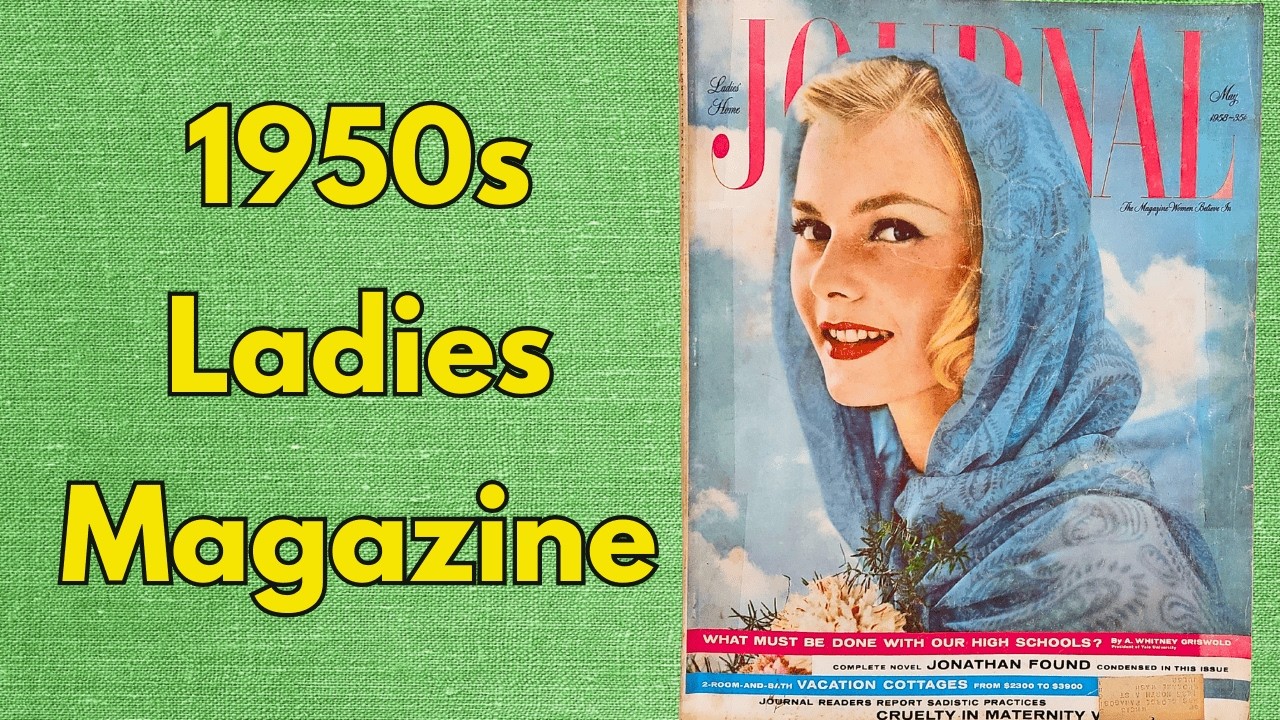 Vintage 1950s Homemaker Magazine Flip Through | Ladies Home Journal 1958