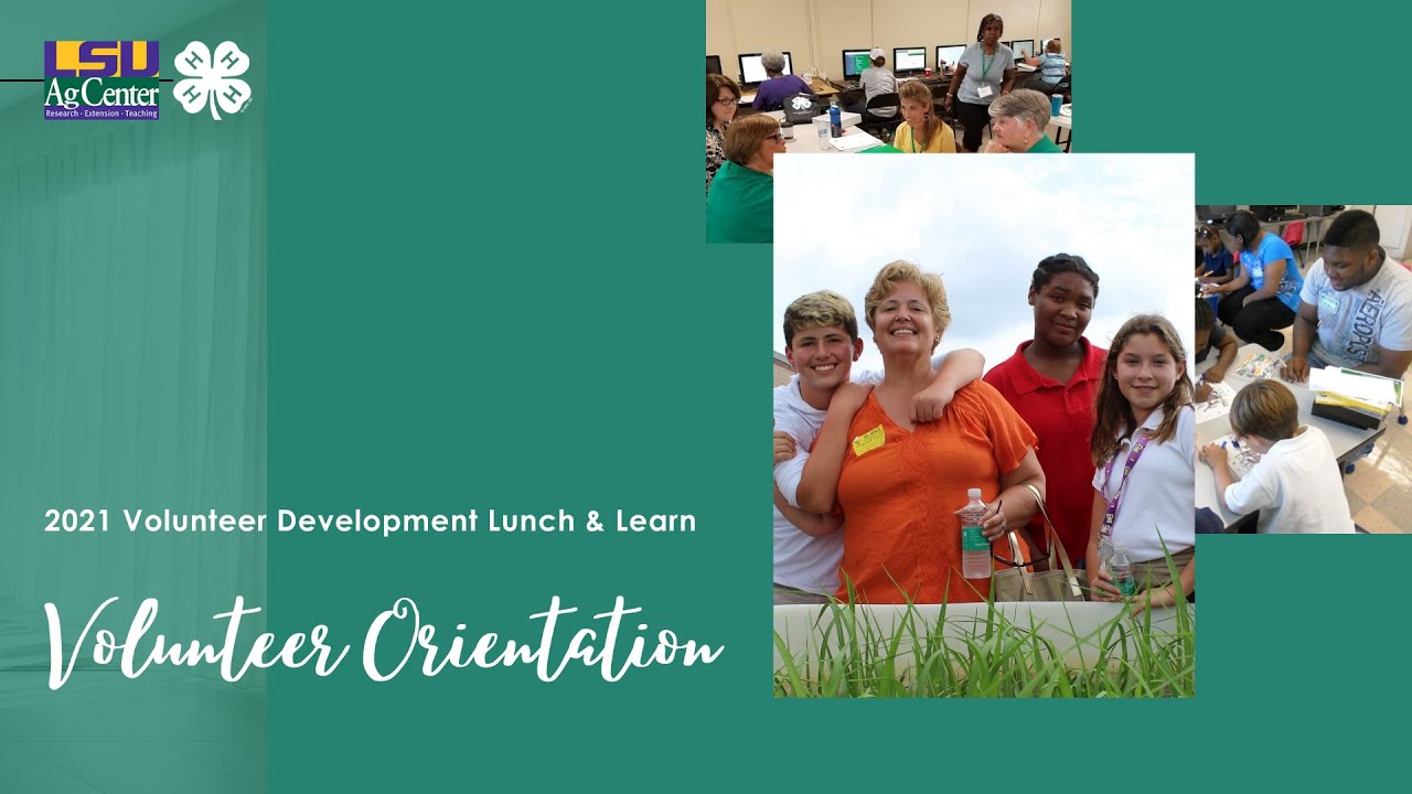 Developing a Volunteer Orientation Plan