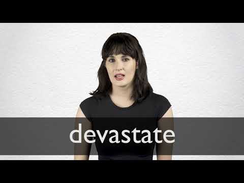 DEVASTATE 释义 | 柯林斯英语词典