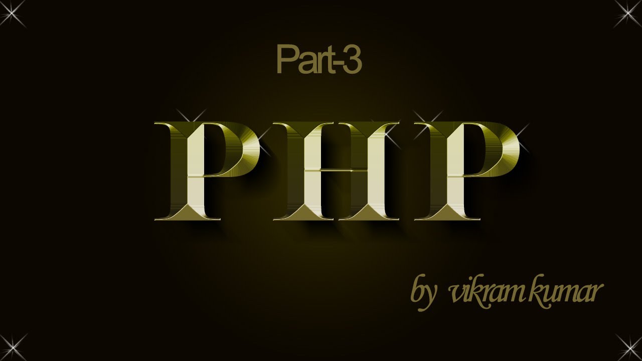 Php Tutorial In Hindi Part 3 First PHP Program
