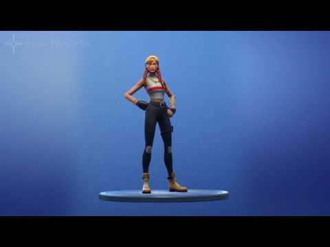 [4K] Fortnite - Aura Outfit (Ingame Menu Preview)