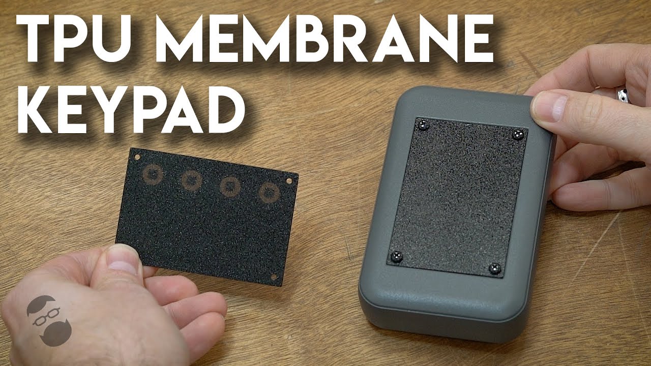 3D Printed Flexible Membrane Keypad