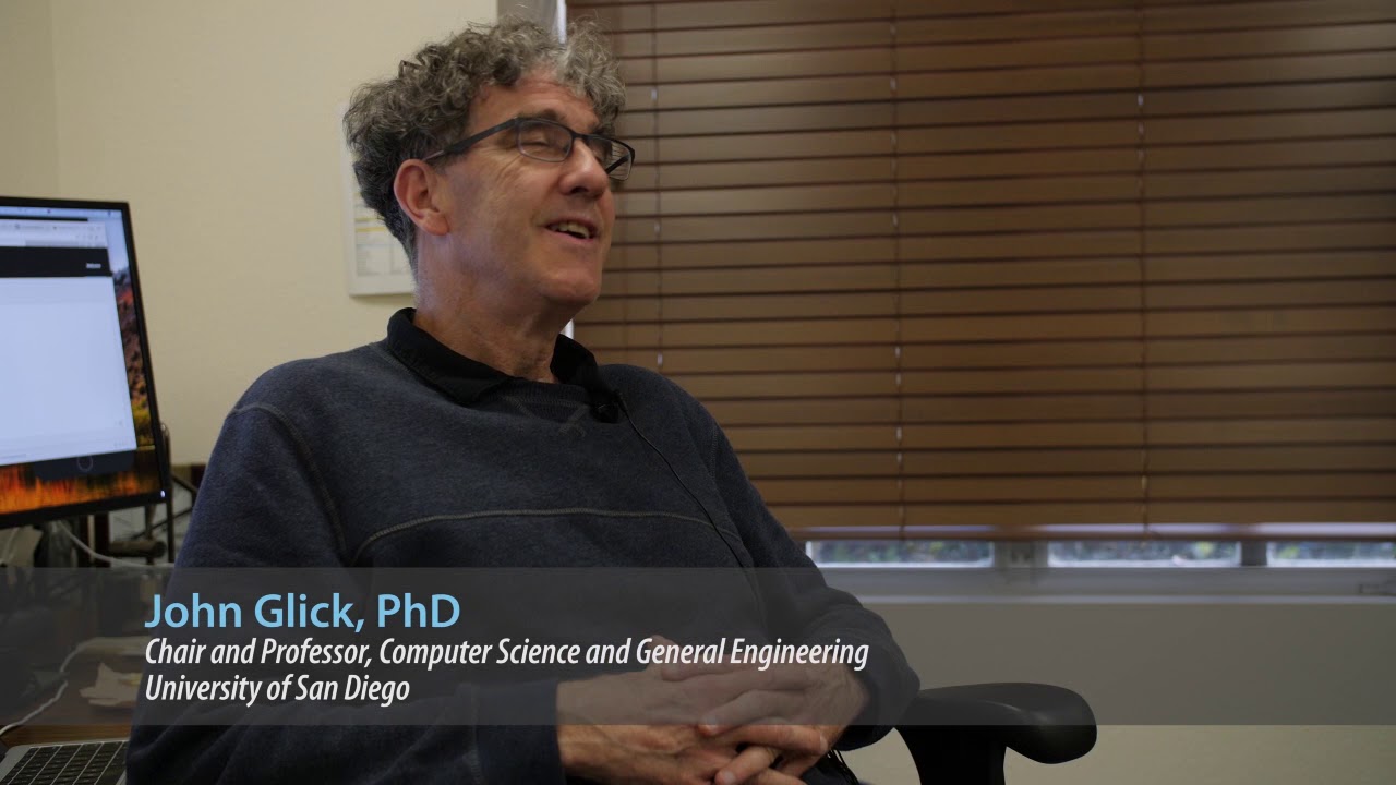 Office Hours: USD Chair of Computer Science, John Glick, PhD
