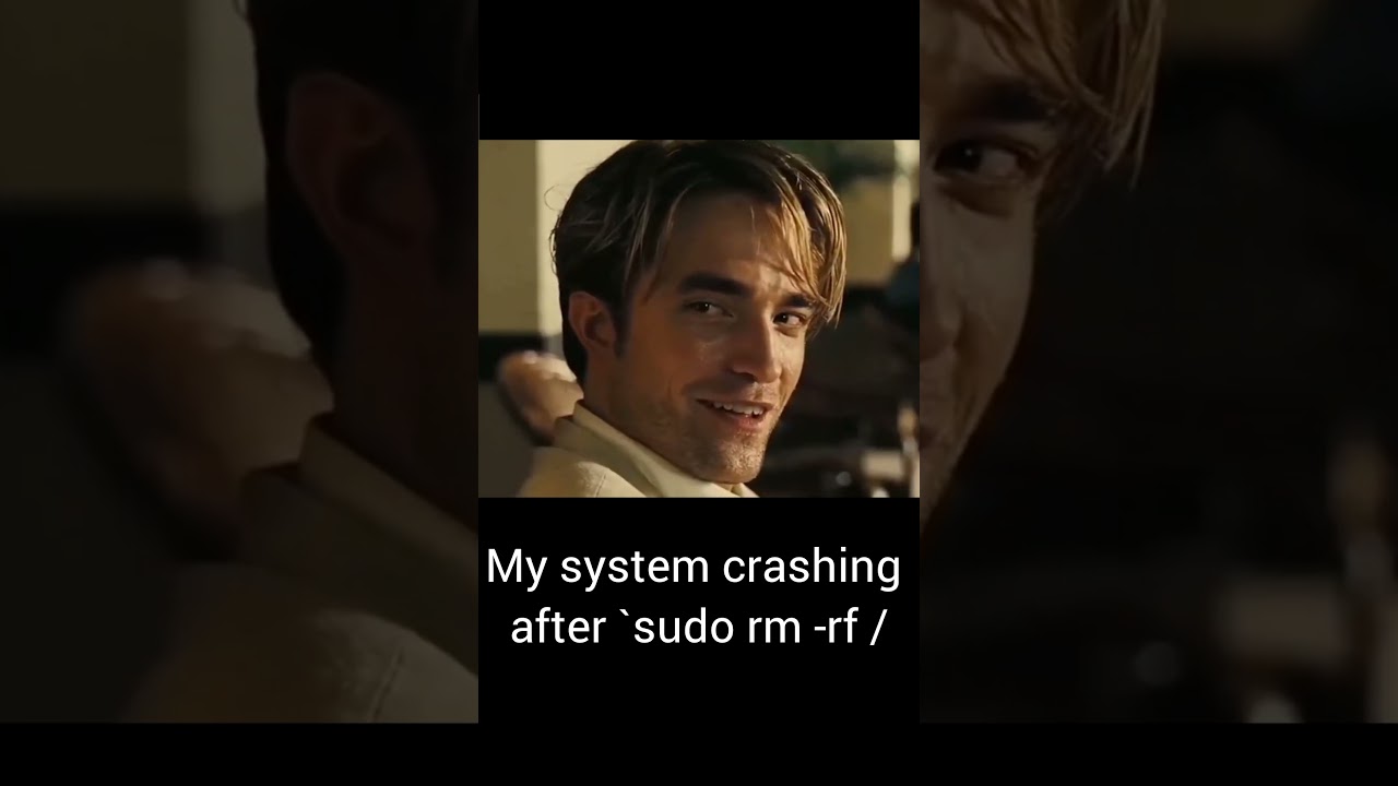 Don't run this command #distrotube #memes #linux #linuxos