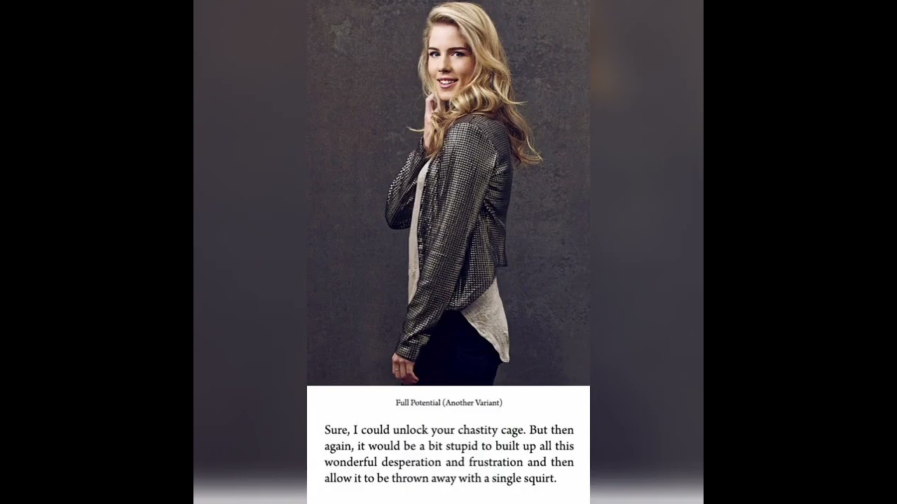 Thea Queen And Felicity Smoke Chastity Slave Captions