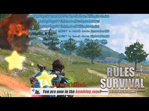 13 KILLS IN 90 SECONDS!! Rules of Survival
