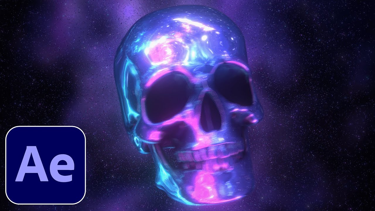 GALAXY SKULL VISUALIZER - After Effects Tutorial