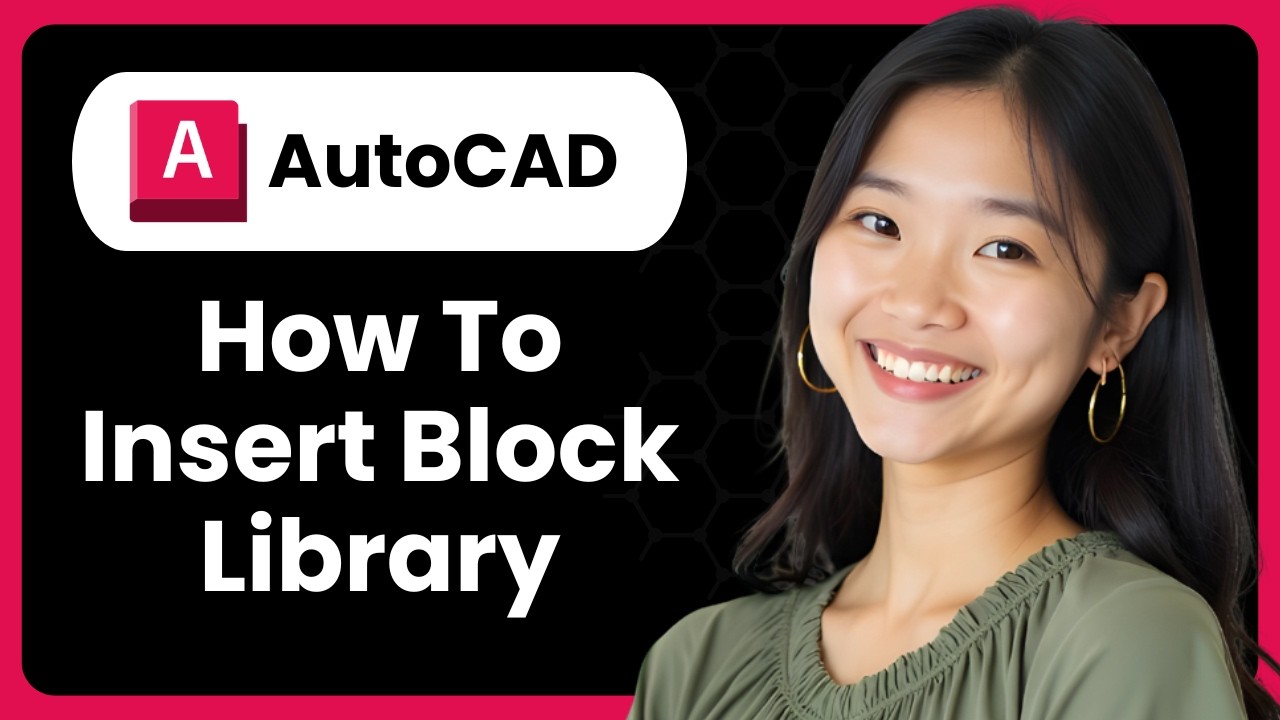 How To Insert A Block Library In AutoCAD (Blocks & Designcenter Guide)