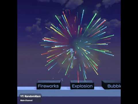 all 9 special effects that you can use in game builder garage