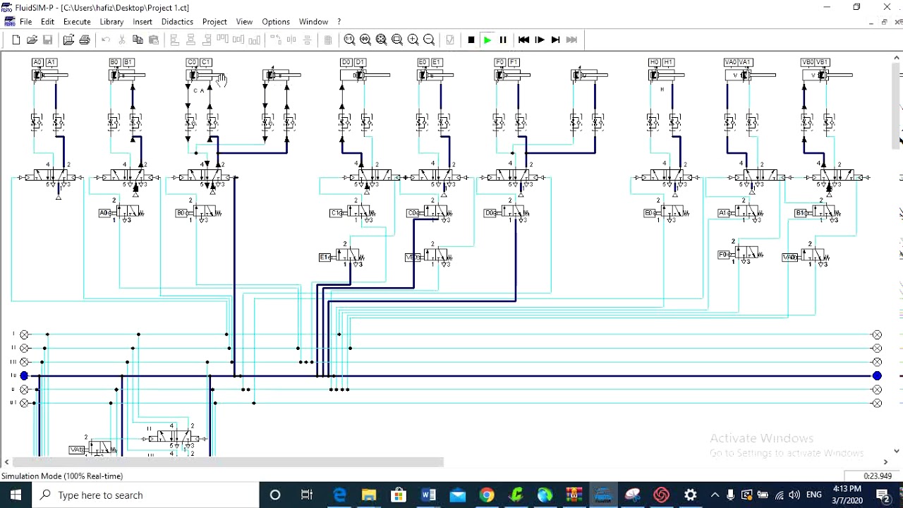 GROUP 1 - Pneumatic cascade technique