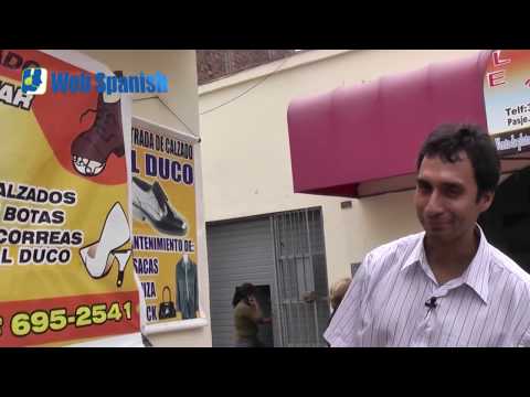 Basic Spanish Vocabulary: The shoe repair store