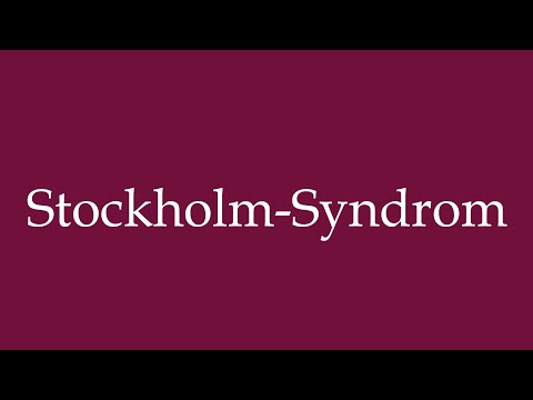 How to Pronounce ''Stockholm-Syndrom'' (Stockholm syndrome) Correctly in German