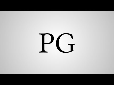 What Does "PG" Stand For?