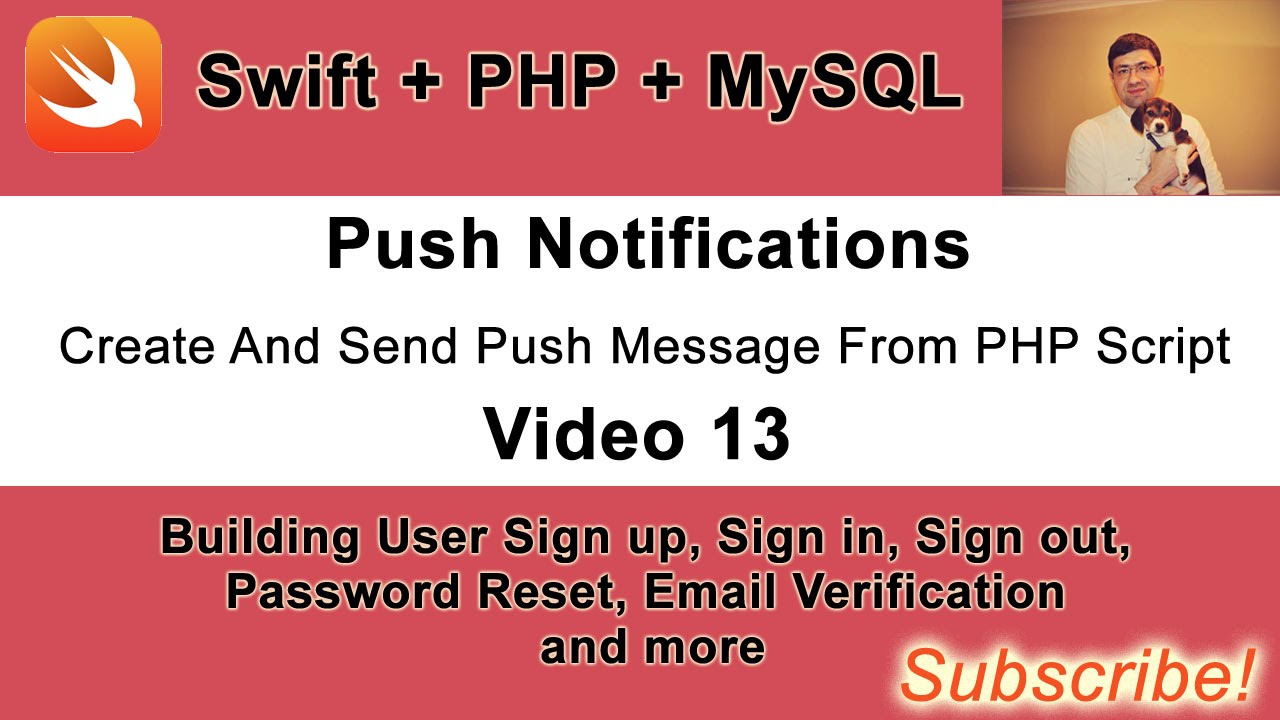 Push Notifications. Video 13. Create and Send Push Message From PHP Script
