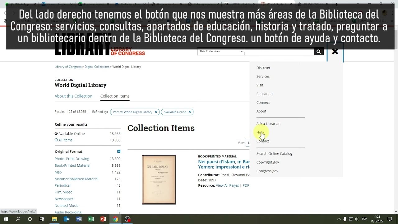TUTORIAL RECURSO DIGITAL BIBLIOTECA DIGITAL MUNDIAL