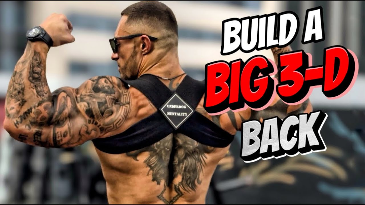 Flat Back? Build 3-D Thickness In The Upper Back. Exercises For Big Thickness!
