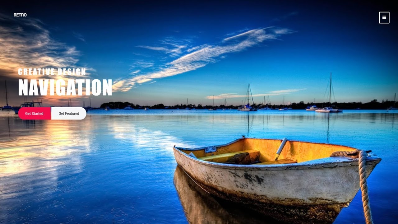 How to Create Responsive Animated Navbar Tutorial  HTML CSS AND JAVASCRIPT