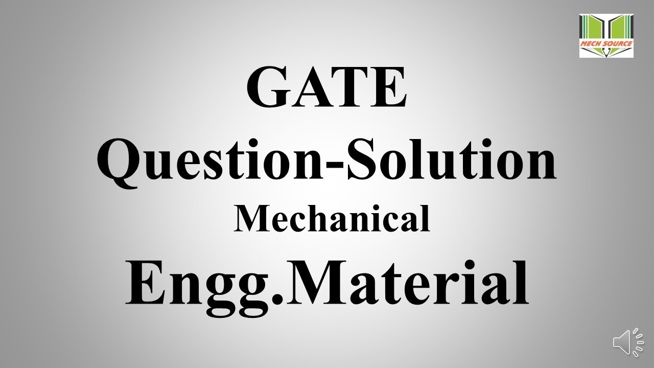 #5 GATE ENGINEERING MATERIALS