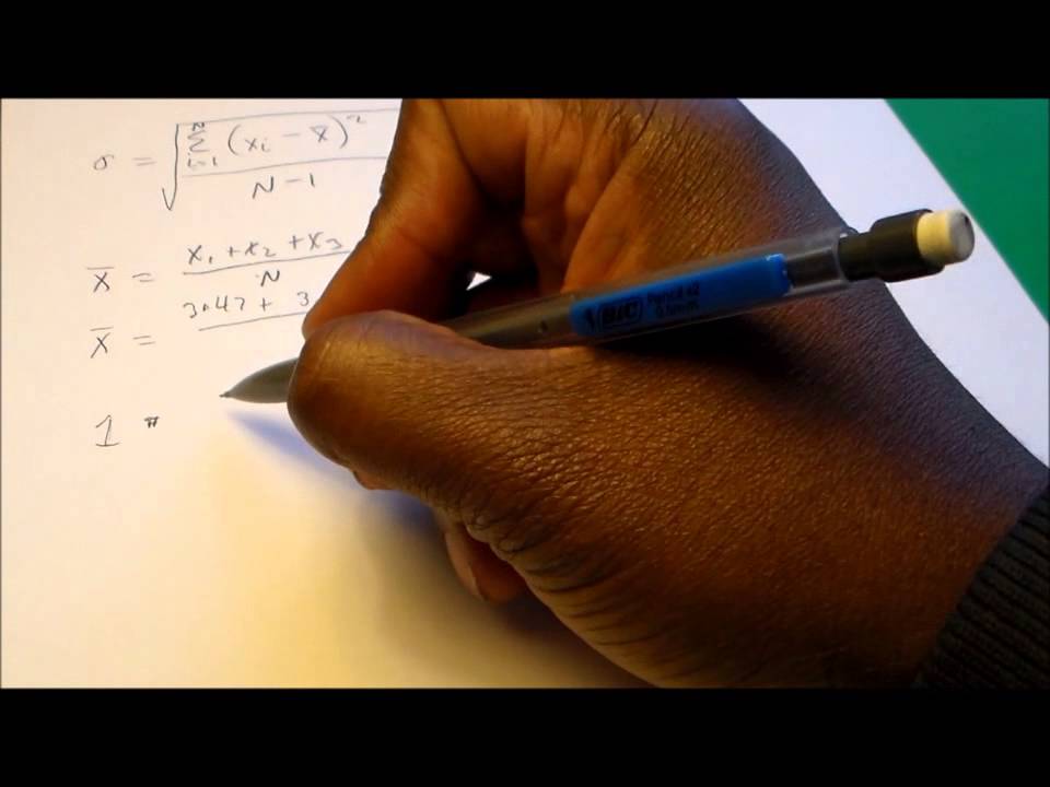 How to Calculate Standard Deviation (Uncertainty) for Measured Values