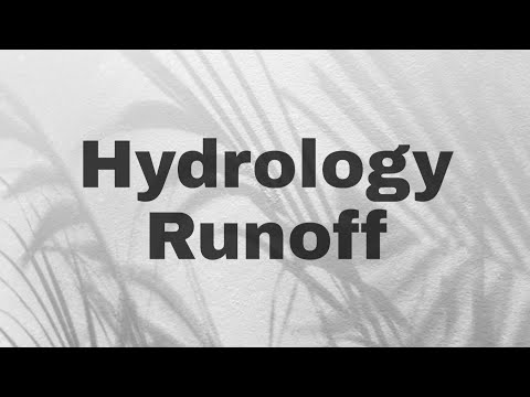 Runoff | Hydrology | in hindi #runoff #agriculturlengineering #civilengineering #AgriTech
