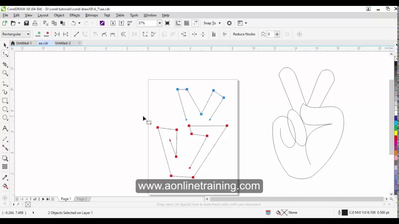 04-Corel Draw Online Classes -Creating Basic Shapes Tutorial