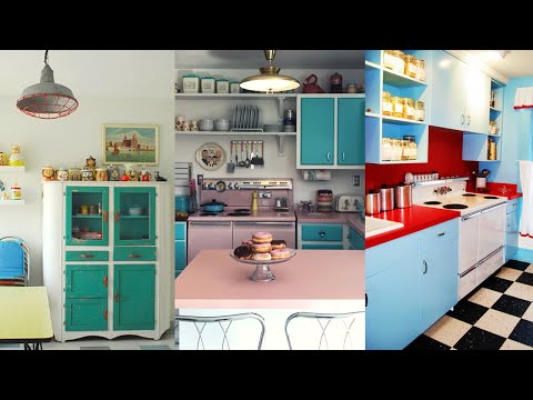 Retro Kitchen Design Ideas. Retro Style Kitchen Decor.